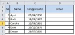 Rumus Excel "DATEDIF" untuk Menghitung Umur (Tahun dan Bulan) | Kusnendar