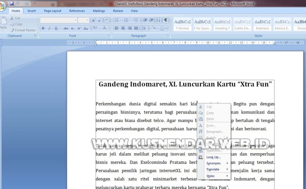 Cara Membuka Word yang Tidak Bisa Mengetik dan Diedit Tanpa Software ...